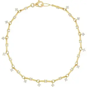 Bony Levy Liora Diamond Line Station Bracelet - 18k Yellow Gold