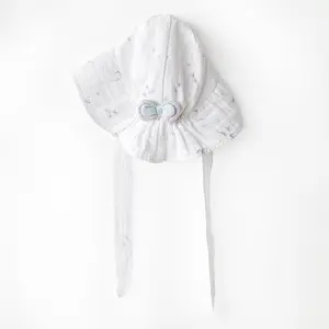 ANDY WAWA Butterfly Muslin Bow Hat