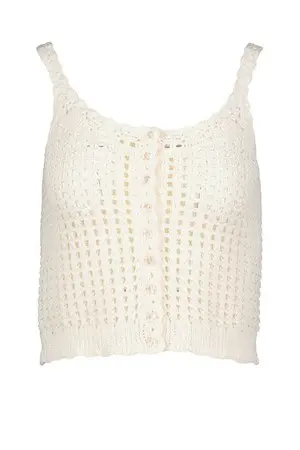 BISHOP + YOUNG Keena Open Crochet Sweater Tank