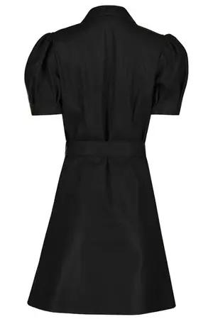 BISHOP + YOUNG Clea Leather Mini Dress - Black