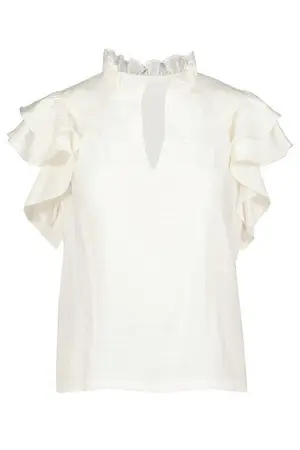 BISHOP + YOUNG Margarita Poplin Top