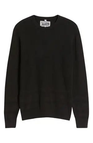 SCHOTT Stonewash Cotton Crewneck Sweater
