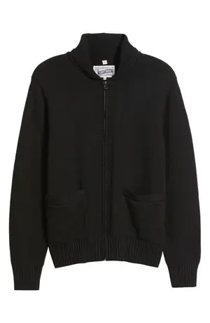 SCHOTT Cotton Zip Cardigan