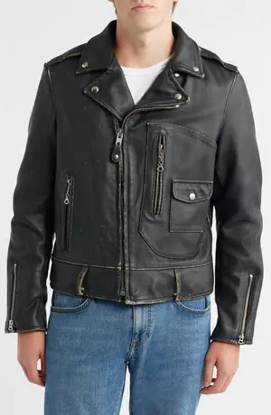 SCHOTT Perfecto Vandals Leather Biker Jacket