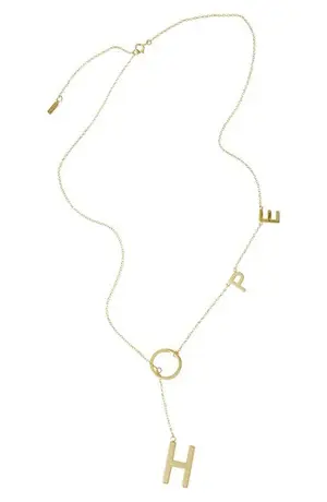 ST. MORAN Hope Y-necklace - Gold