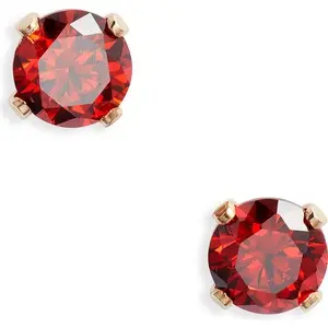 SET & STONES Birthstone Stud Earrings - Gold/january