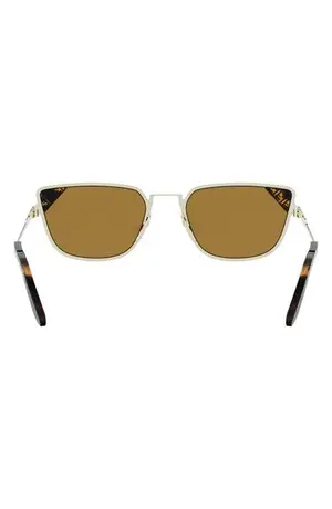 Fendi Signature Rectangular Sunglasses - Gold/roviex