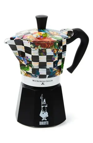 MACKENZIE-CHILDS Flower Market 6-cup Moka Pot - Courtly
