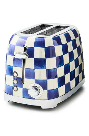 MACKENZIE-CHILDS Check 2-slice Toaster - Royal