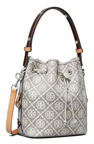Tory Burch T Monogram Jacquard Utility Bucket Bag