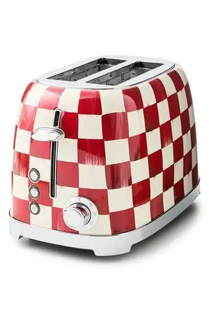 MACKENZIE-CHILDS Cherry Check 2-slice Toaster