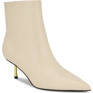 Nine West Hamesa Pointed Toe Bootie - Ivory