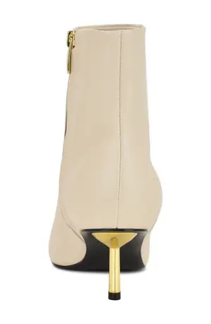 Nine West Hamesa Pointed Toe Bootie - Ivory