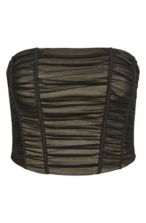 City Chic Strapless Corset Top