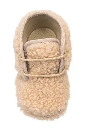 ELEPHANTITO Faux Shearling Bootie - Beige