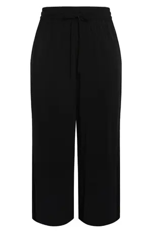 City Chic Nova Wide-leg Drawstring Ankle Pants