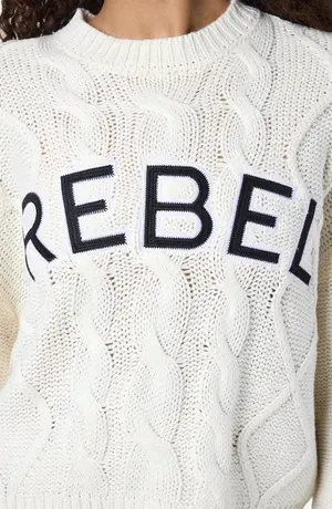 NOISY MAY Rebecca Cable Stitch Sweater