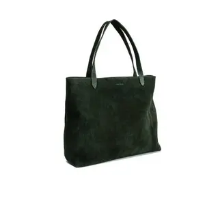 SABANDIJA Signet Suede Tote Bag - Green