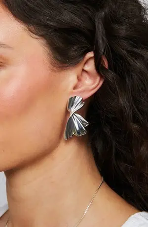MIRANDA FRYE Monica Earrings - Silver