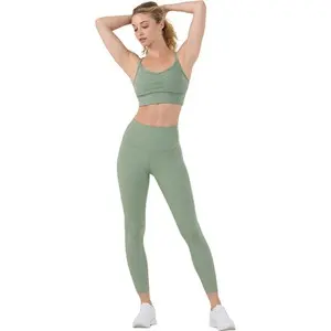 TAVI High Waisted Pocket 7/8 Legging - Sage