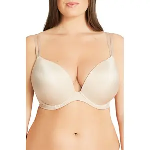 City Chic Adore Underwire Bra - Latte