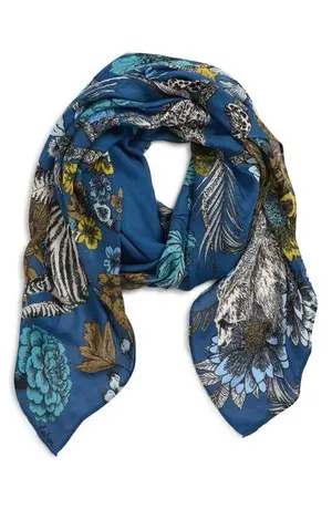 Echo Central Park Square Scarf - Navy
