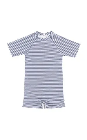 MINNOW Harbor Stripe Rashguard One Piece - Multi