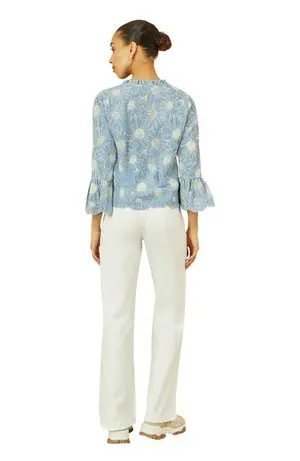 YUMI Daisy Broderie Shirt