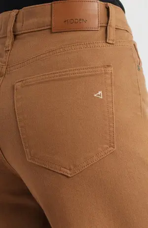 HIDDEN JEANS High-waist Relaxed Straight-leg Dad Jeans