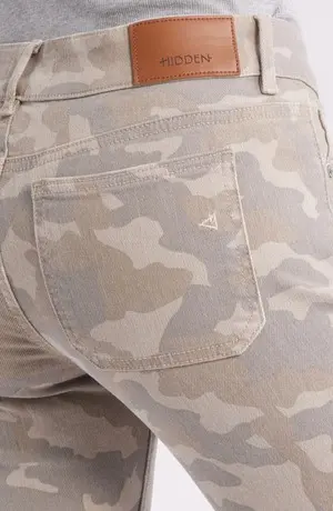 HIDDEN JEANS Camo Print Bootcut Jeans