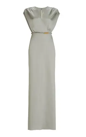 Silvia Tcherassi Freda Gathered Maxi Dress