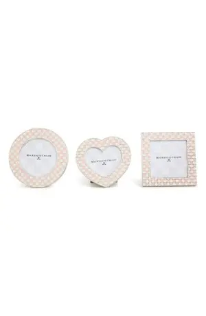 MACKENZIE-CHILDS Set Of Three Celebrate Assorted Frames - Rosy
