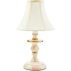 MACKENZIE-CHILDS Courtly Check Candlestick Lamp - Rosy
