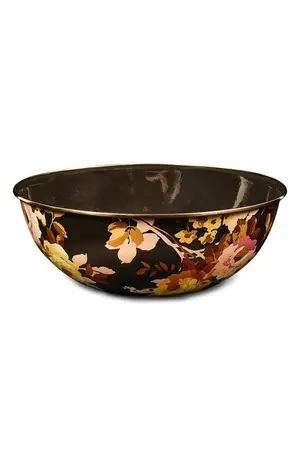 MACKENZIE-CHILDS Wild Rose Extra Large Everyday Bowl - Brown