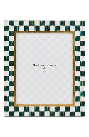 MACKENZIE-CHILDS Check Lacquer 8 X 10-inch Picture Frame - Courtly