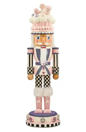 MACKENZIE-CHILDS Sweets Nutcracker Figurine - Rosy