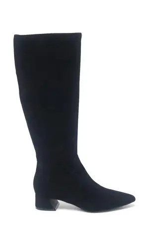 Gentle Souls Gallway Stretch Boots - Black Suede
