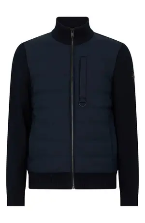 Moose Knuckles Kamet Hybrid Down Jacket - Navy/navy
