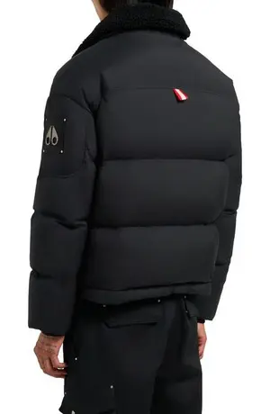 Moose Knuckles Everest Fleece Collar Down Puffer Jacket