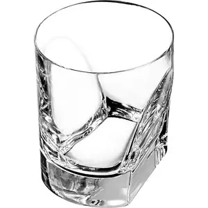 ARNOLFO DI CAMBIO Double Old Fashion Glass Conversazione Set Of 4 - Clear Crystal