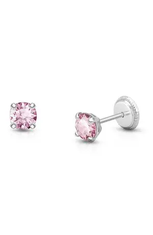 TINY BLESSINGS 14k Gold Crystal Birthstone Stud Earrings - June