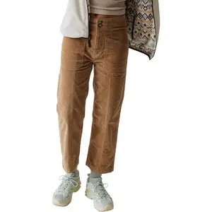 KAVU Woodfern Wide-leg Corduroy Pant - Rubber