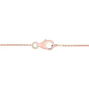 JULIANNA B. 10k Gold Gemstone And Diamond Bow Necklace - Morganite/rose Gold