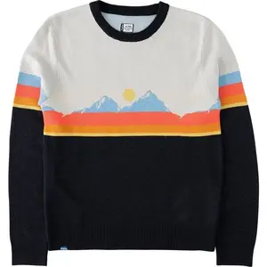 KAVU Hillrose Crew Neck Sweater - Sunset Range