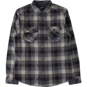 KAVU Buffaroni Flannel Shirt - Midnight Drift