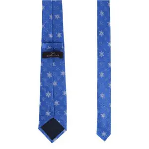 Trafalgar Snowflake Necktie - Light Blue