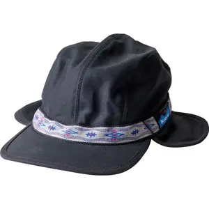 KAVU Strapcap Trapper Cap - Jet Black