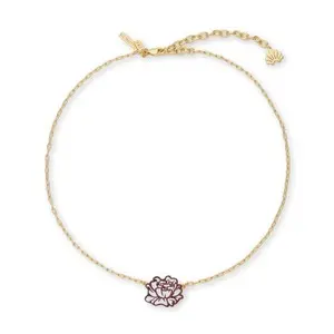 Lele Sadoughi Pi Beta Phi Charm Necklace - Gold 720
