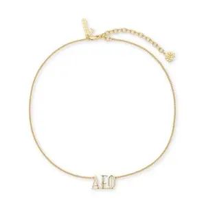 Lele Sadoughi Alpha Epsilon Phi Charm Necklace