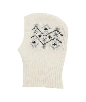 Moncler Embellished Alpaca And Wool-blend Ski Mask - White